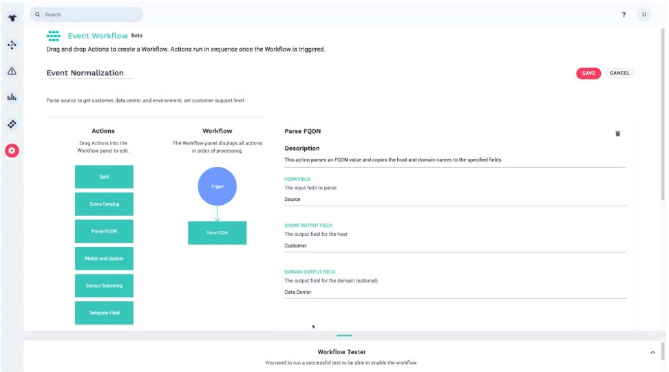 Use case walkthrough: Event data normalization